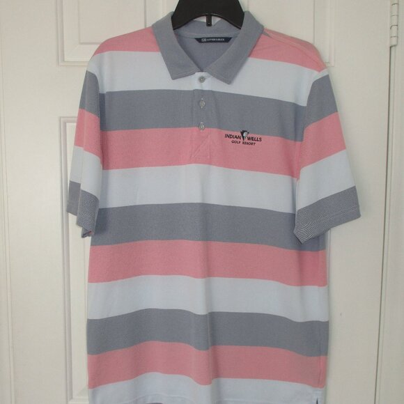 Cutter & Buck | Shirts | Cutter Buck Mens Ss Indian Wells Golf Resort ...